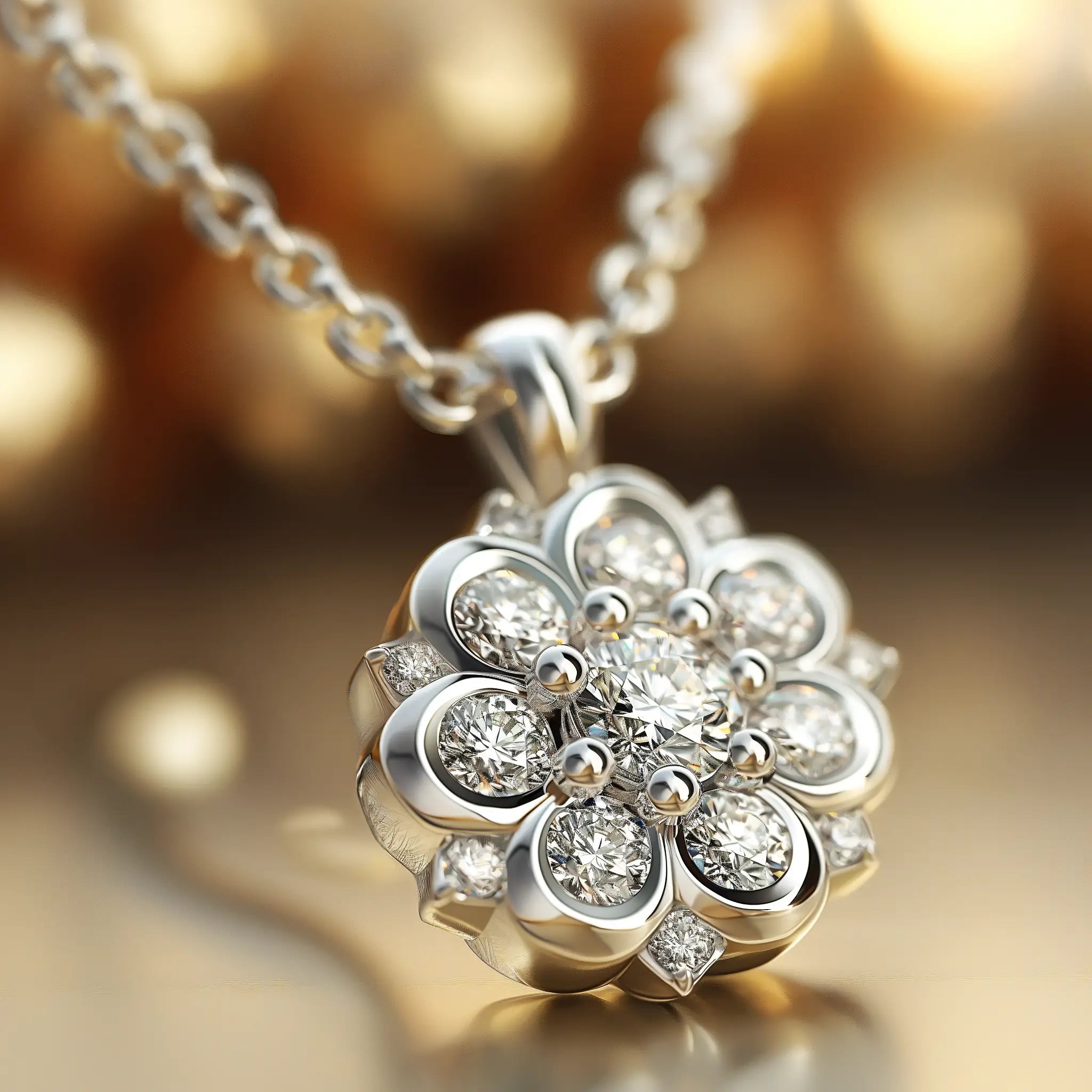 Shop Diamond Cluster Pendants at Rudix Jewellery | Rudix Jewellery