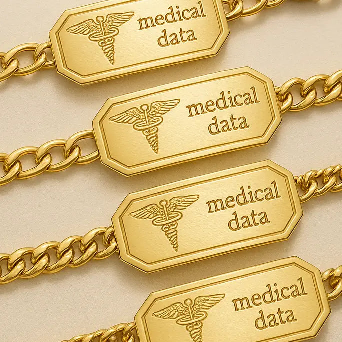 Shop Medical ID Bracelets at Rudix Jewellery | Rudix Jewellery